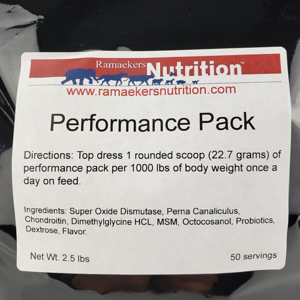 Performance Pack for Equine Care and Performance